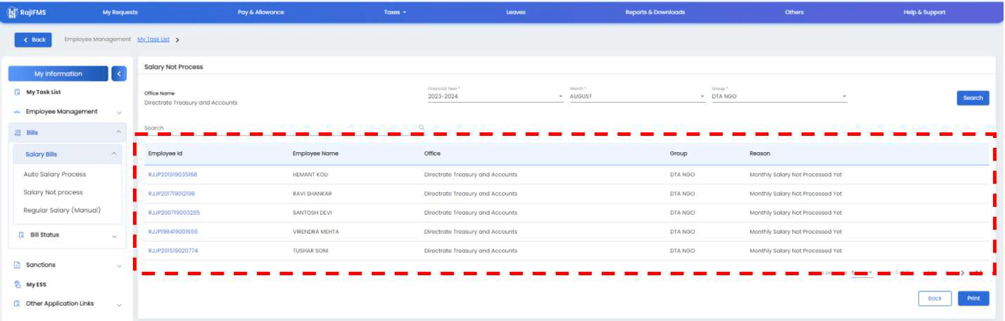 IFMS 3.0 पर Salary Bills कैसे बनाए - IFMS