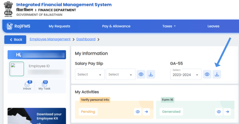 IFMS 3.0 से GA-55 कैसे डाऊनलोड करें | सम्पूर्ण जानकारी - %sitename